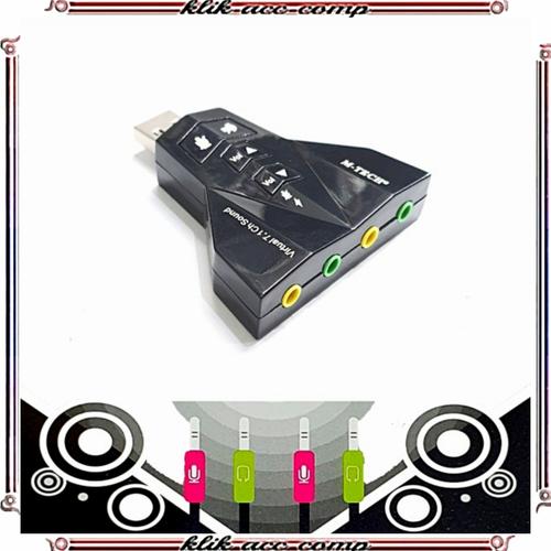 Jual M-Tech Original Converter USB Sound 7.1 Double Usb to Jack Sound Card - Jakarta Pusat ...
