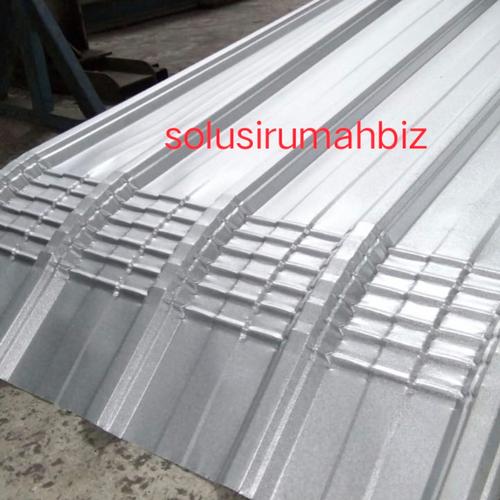 Jual atap galvalum galvalume melengkung panjang 1meter lebar 75an ...