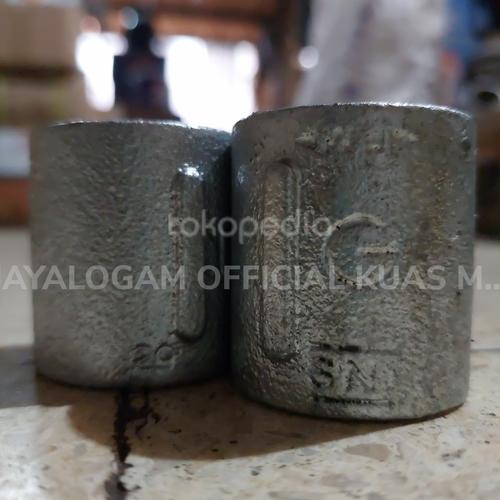 Jual sok drat dalam SDD besi SNI galvanis 1" fitting besi 1 inch - 1,5 ...