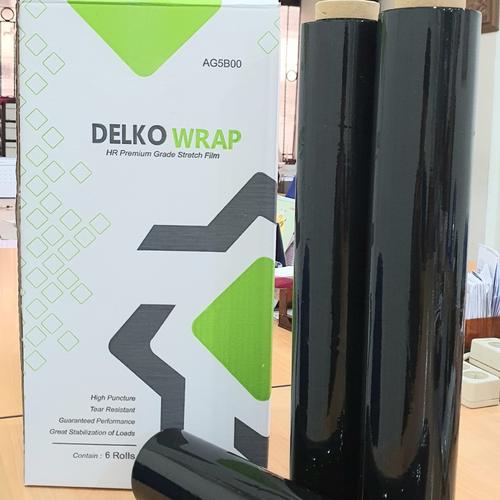 Jual PLASTIK WRAP/WRAPPING STRETCH FILM HITAM 50x300 - Hitam, 50CMx300M ...