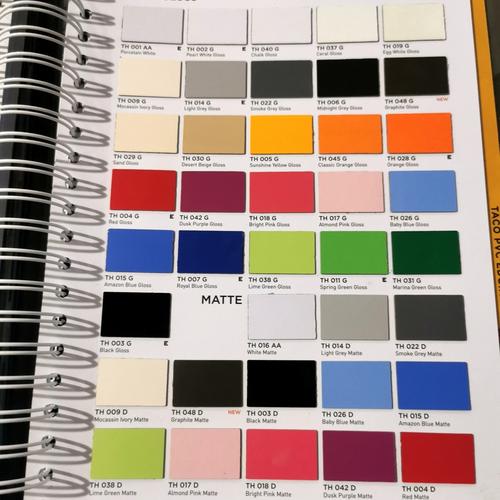 Jual HPL TACO warna Solid polos GLOSSY dan Mate tipe G dan D - Kota ...