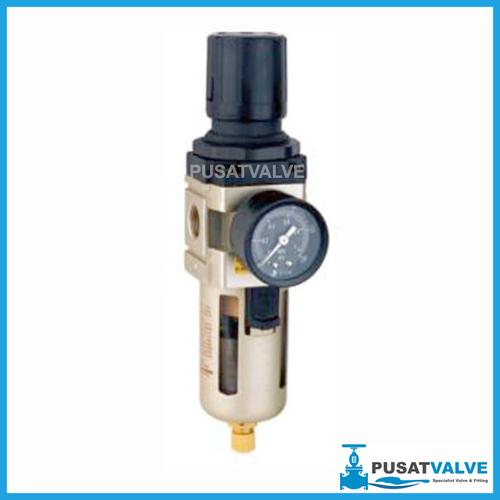 Jual Air Filter Regulator Pneumatic 1/4" EMC EW2000-02 - Jakarta Barat ...