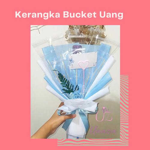 Jual kerangka bucket uang/kerangka kosong/bucket uang kosong - Putih ...