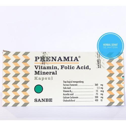 Jual PRENAMIA 4 Kapsul (Per Strip) - digunakan pada keadaan anemia ...