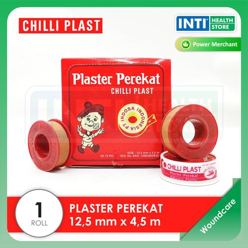 Jual Chili Plast | Plester Perekat Roll 1.25 cm x 4.5 m | Plester Kain ...
