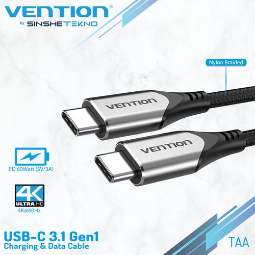 Jual Vention Kabel Data USB Type C Thunderbolt 3 PD Power Delivery Male - TAA, 1 Meter - Jakarta ...