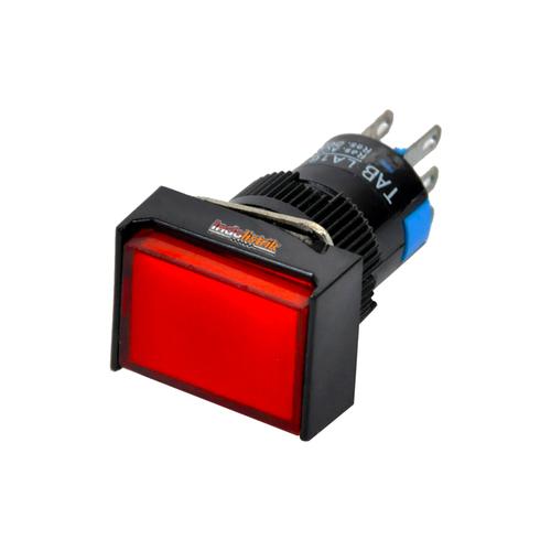 Jual Push Button 16mm Persegi LA16J-22 TAB - Saklar Push Button 16mm ...