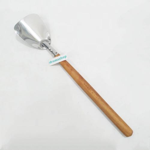 Jual Sendok Goreng Sutil Sodet Spatula Stainless gagang kayu - BIASA ...