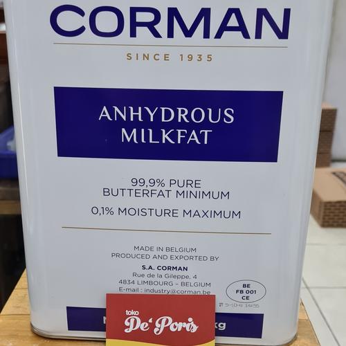 Jual Corman AMF Pi 3 anhydrous milkfat 250grm - Kota Tangerang - TBK De ...