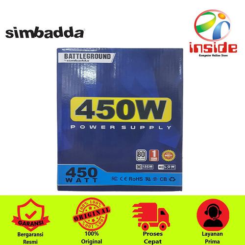 Jual Power Supply Simbadda 450 watt / Simbada 450w 20+4Pin - Kota Depok ...