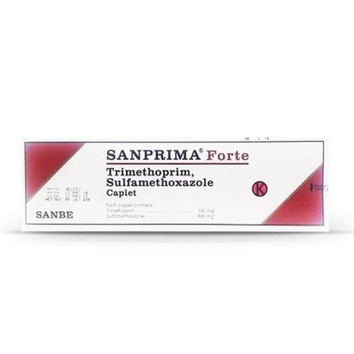 Jual SANPRIMA FORTE 1 STRIP 10 KAPLET / SULFAMETHOXAZOLE / BAKTERI DI ...