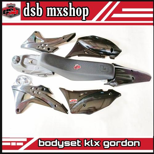 Jual BODYSET KLX TANPA SPAKBOR DEPAN DAN PAPAN NOMER GORDON BODY SET ...