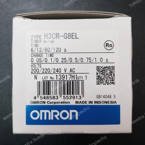 Jual timer star delta omron h3cr-g8el - Jakarta Barat - sentra listrik ...