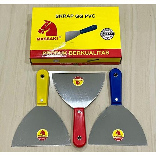 Jual sekrap kape gagang pvc 6" scrap besi plat skrap dempul 6inci ...