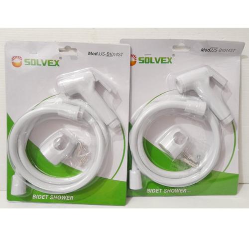 Jual Jet Shower / Bidet Shower Putih SOLVEX / Shower Toilet Plastic ...