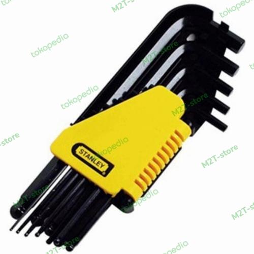 Jual Kunci L Set 12pcs Stanley 69-257 Hex Key Set Imperial Ball Point L ...