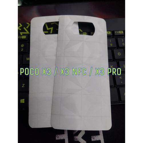 Jual Skin Carbon Poco X3 NFC / Poco X3 PRO Sticker Carbon DIAMOND ...