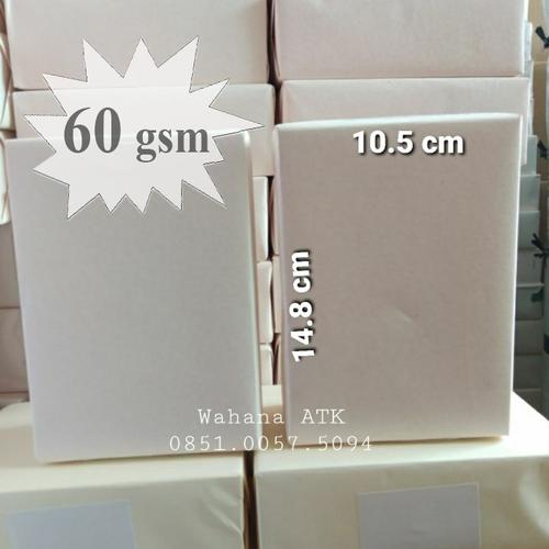 Jual Kertas HVS A6 putih - Kertas Resi olshop - 500 lembar - 60 gsm ...