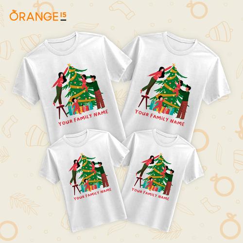 Jual Kaos Natal Baju Keluarga Sablon Custom Premium Cotton Combed 30s 1 ...