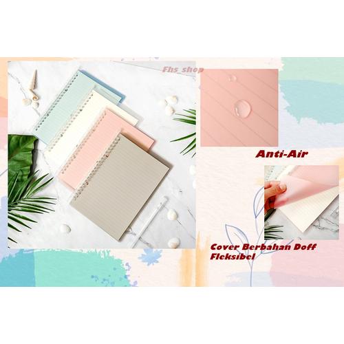 Jual Panmomo Slim File Binder Notebook Buku Binder Warna Warni A5 B5 ...