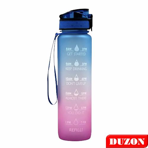 Jual BOTOL MINUM PELANGI 1LITER BOTOL VIRAL RAINBOW SPORT BOTOL ...