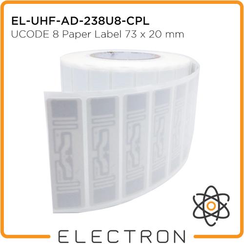 Jual EL-UHF-AD-238U8-CPL UCODE 8 RFID Label Tag Coated Paper Sticker ...