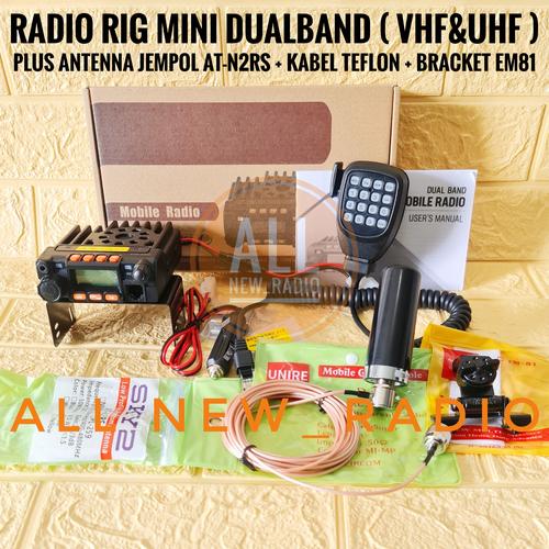 Jual RADIO RIG MINI DUALBAND PLUS PAKET ANTENA JEMPOL BRACKET KABEL ...