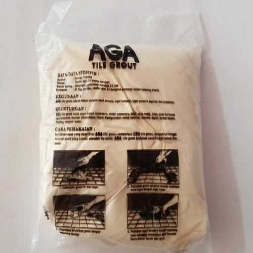 Jual SEMEN NAT KERAMIK WARNA KUNING / OKER LANTAI / TILE GROUT AGA 1 kg ...