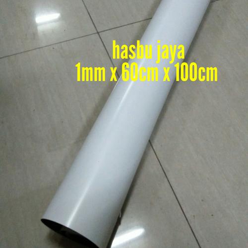 Jual Rubber magnet-magnet sheet-magnet lembaran warna putih 1mm x 60cm ...