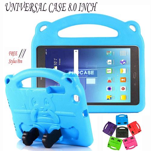 Jual Advan Tab 8 inch Softcase Casing Cover Stand kids Robot Panda Cute ...