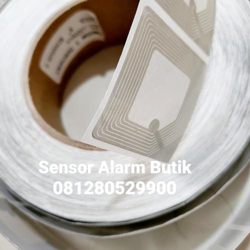 Jual Sensor OP Label Sticker Anti Pencurian RF 8.2 Mhz TRANSPARAN 1000 ...
