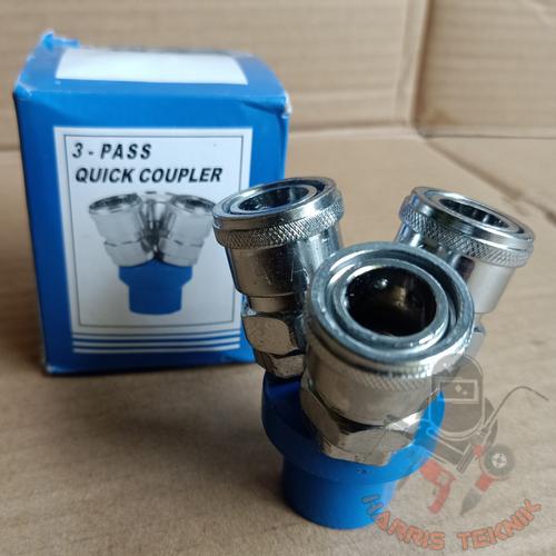 Jual Quick Coupler Kompresor / sambungan kompresor 3 cabang Nankai ...