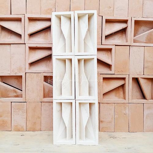 Jual Roster Beton Minimalis Putih Bata - Terracota, 25 x 12,5 - Kota ...