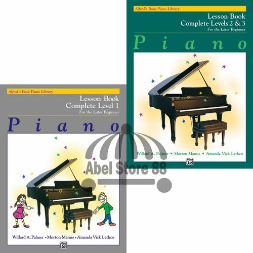 Jual Alfred Lesson Book Complete Level 1/Level 2-3 for Later Beginner ...