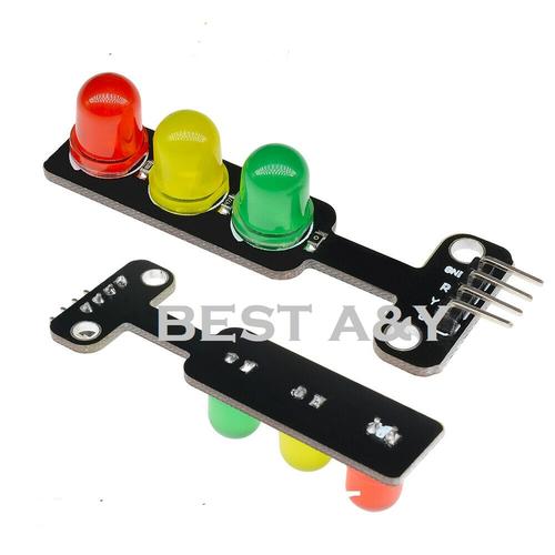 Jual Lampu Lalu Lintas Modul LED Traffic Light Module 5V 8MM ARDUINO R ...
