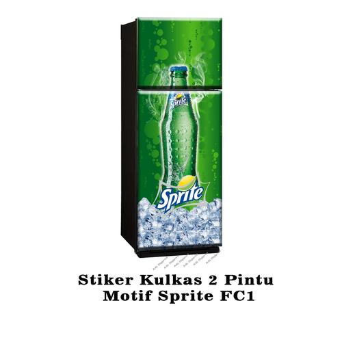 Jual Stiker Sticker Pintu Kulkas 2 Pintu motif Sprite - Sprite FC2 ...