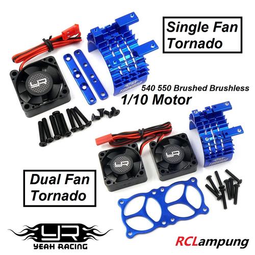 Jual Yeah Racing Aluminium 540 550 Motor Heat Sink Tornado High Speed ...