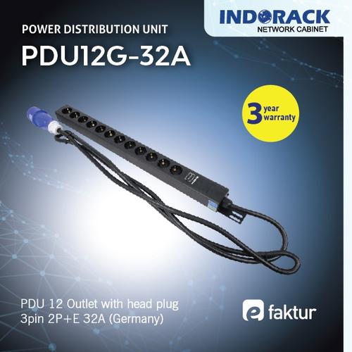 Promo PDU12G-32L - PDU 12 Outlet with head plug 3pin 2P+E 32A ...