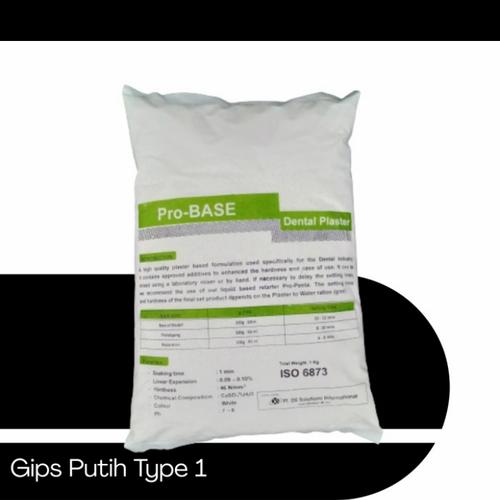 Jual Gips Putih Stone / Probase / Dental Plaster 1 Kg - Kota Surabaya ...