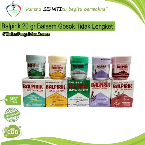 Jual BALPIRIK MERAH / BALSEM BALPIRIK EXTRA KUAT / BALPIRIK 20GR - Kota ...