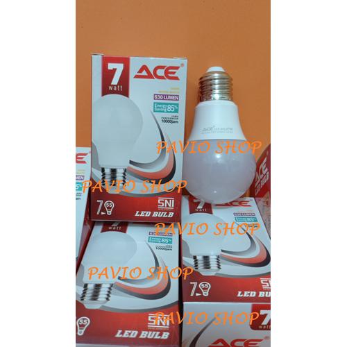 Jual LAMPU LED BULB BOHLAM ACE 7W / 9W CAHAYA KUNING TERANG / WARM ...