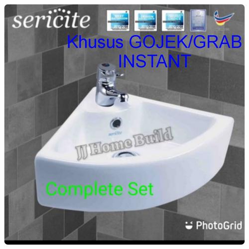 Jual Wastafel Sudut Cuci Tangan / Wastafel Kecil WB 2026 Komplit Set ...