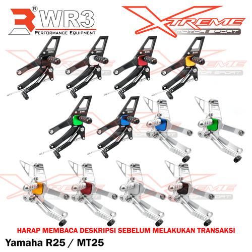 Jual Footstep Rearset Underbone Racing WR3 R15 V3 XSR 155 MT15 R25 MT25 ...