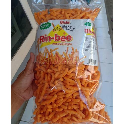 Jual makanan ringan ciki snack kiloan original - rinbee keju cheese ...