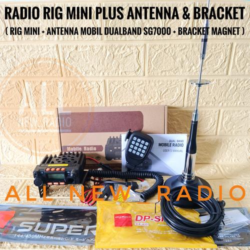 Jual RADIO RIG MINI PLUS ANTENA MOBIL DUALBAND SG7000 BRACKET MAGNET DP ...