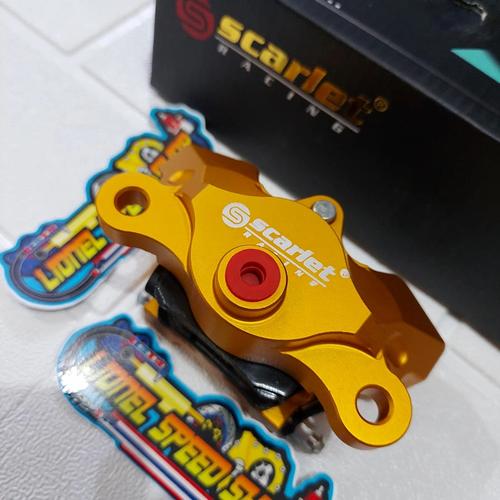 Jual SCARLET CALIPER/KALIPER/PALA BABI UNIVERSAL 2 PISTON UNIVERSAL ...