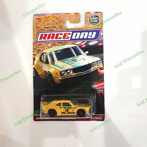 Jual Hotwheels Mazda RX3 Edisi RaceDay Real Riders Warna Kuning/Yellow ...