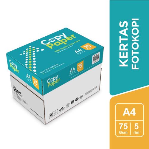 Promo Copy Paper Blue Photocopy Paper 75gsm A4 per BOX - CPB PC 75 A4 ...