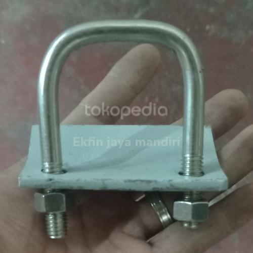 Jual klem U bolt Unistrut 40mm x 40mm | besi stainless - Jakarta Pusat ...