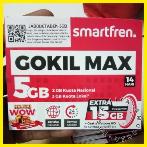 Jual sale Kartu Smartfren Perdana Gokil Max Kuota 24 Jam Bisa di HP ...